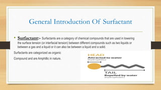 Degradation of surfactant | PPTX