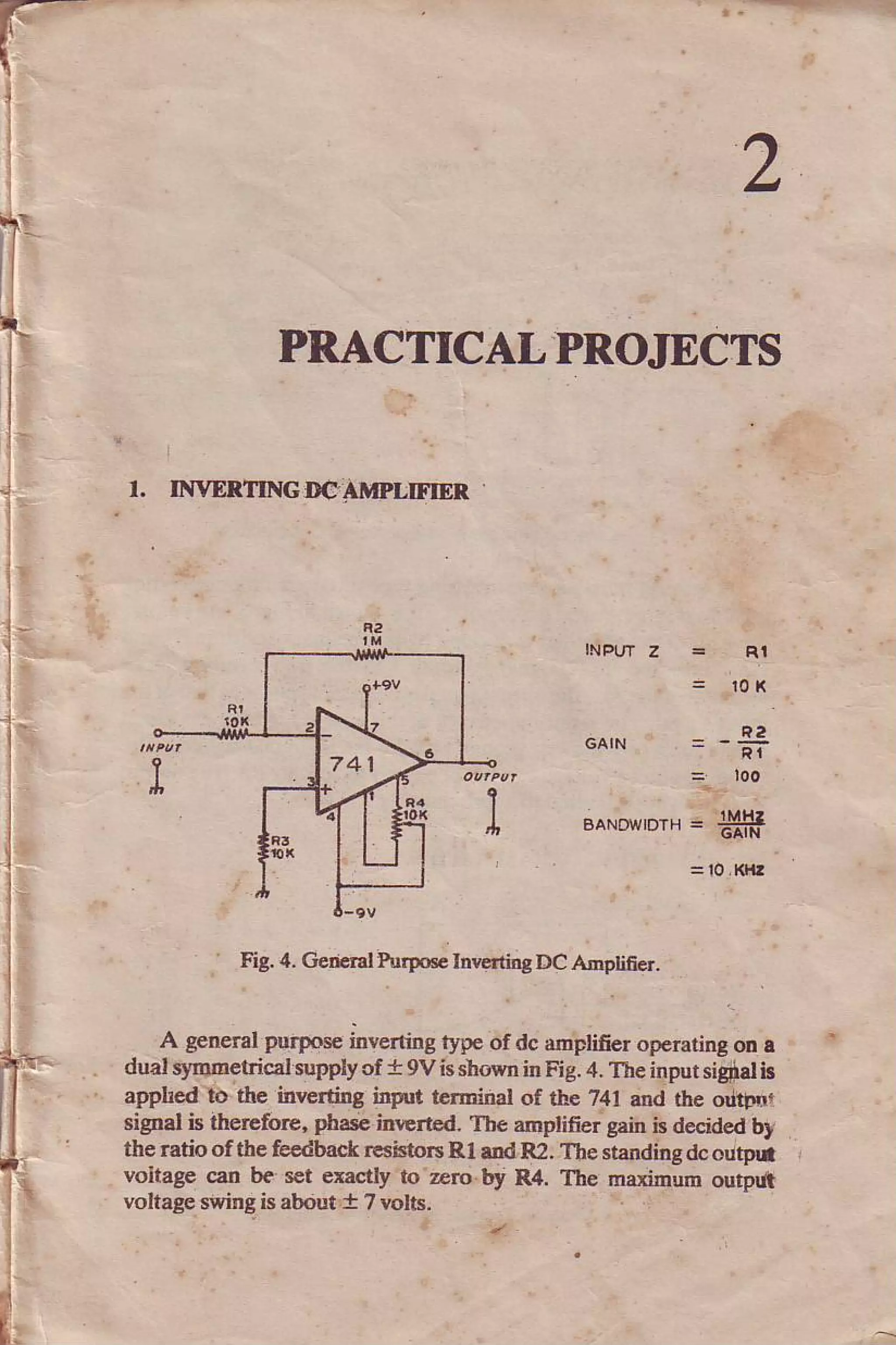 41 projects using ic 741 op amp | PDF