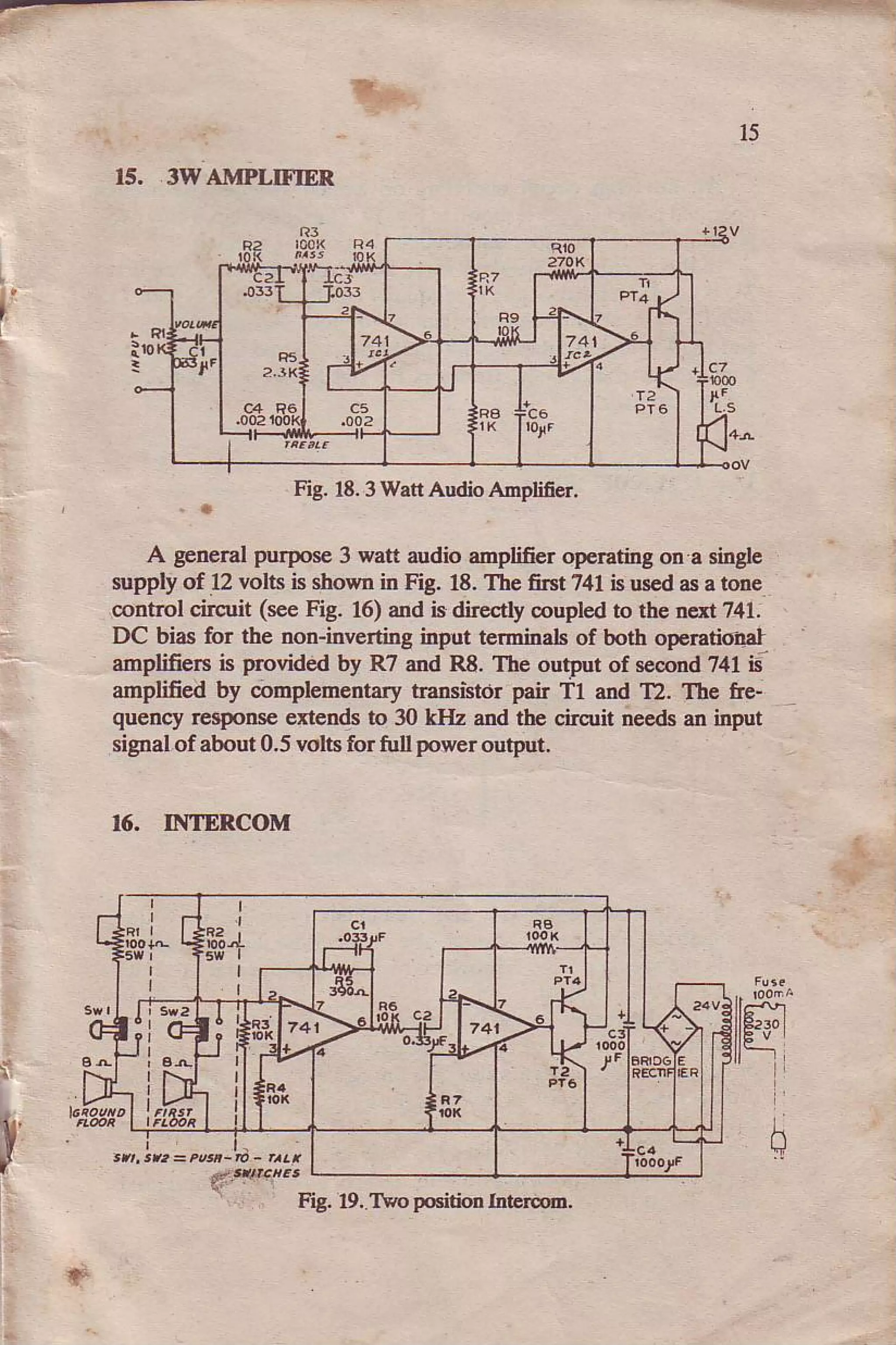 41 projects using ic 741 op amp | PDF