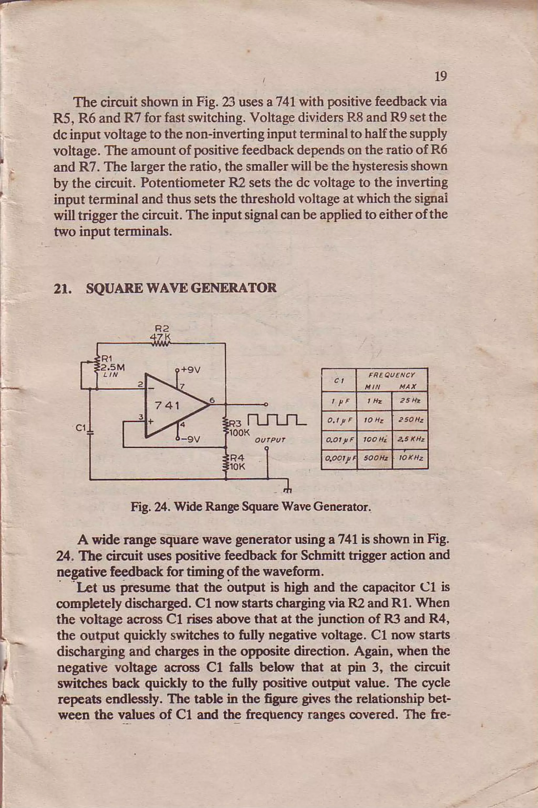41 projects using ic 741 op amp | PDF