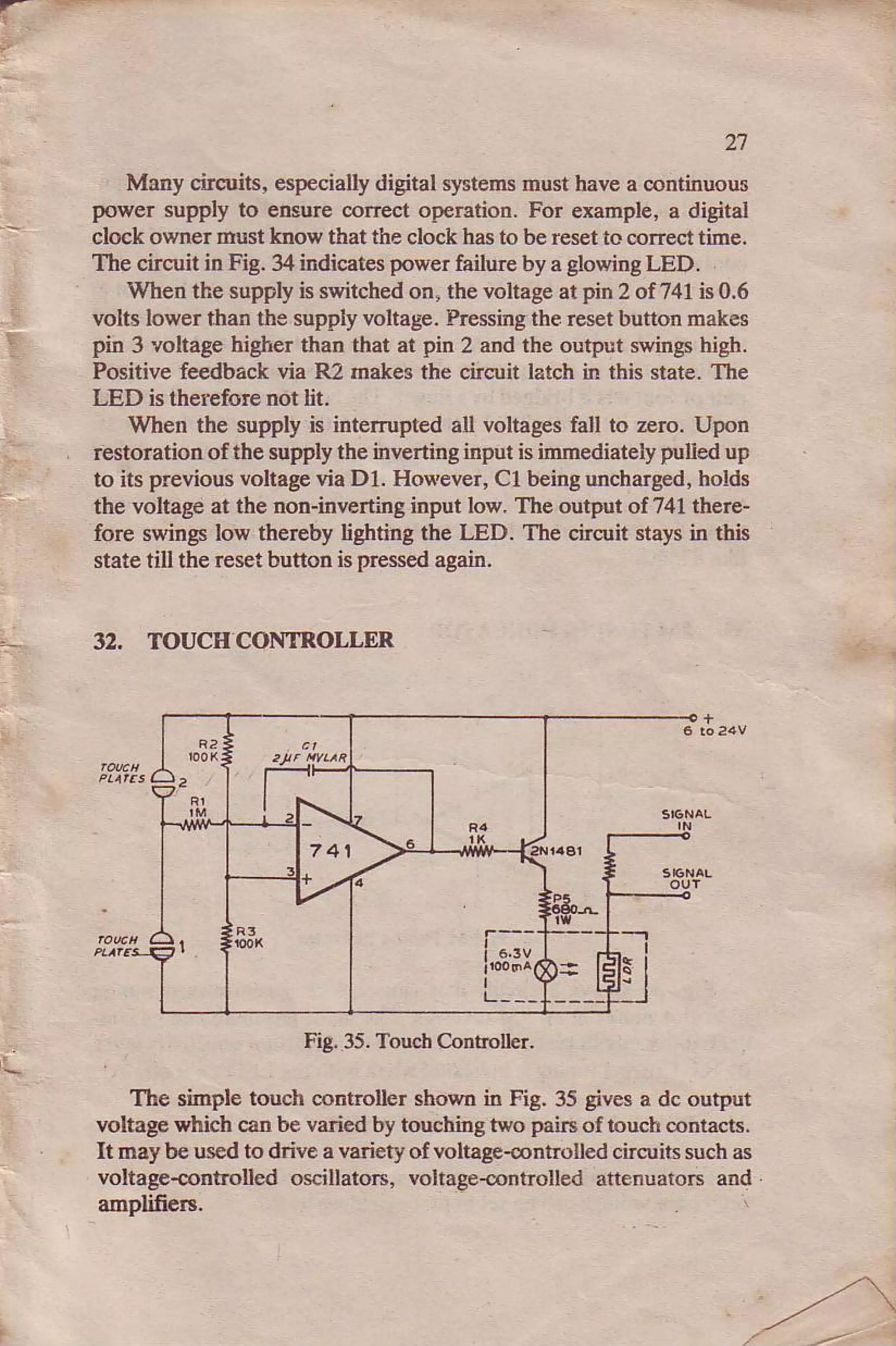 41 projects using ic 741 op amp | PDF