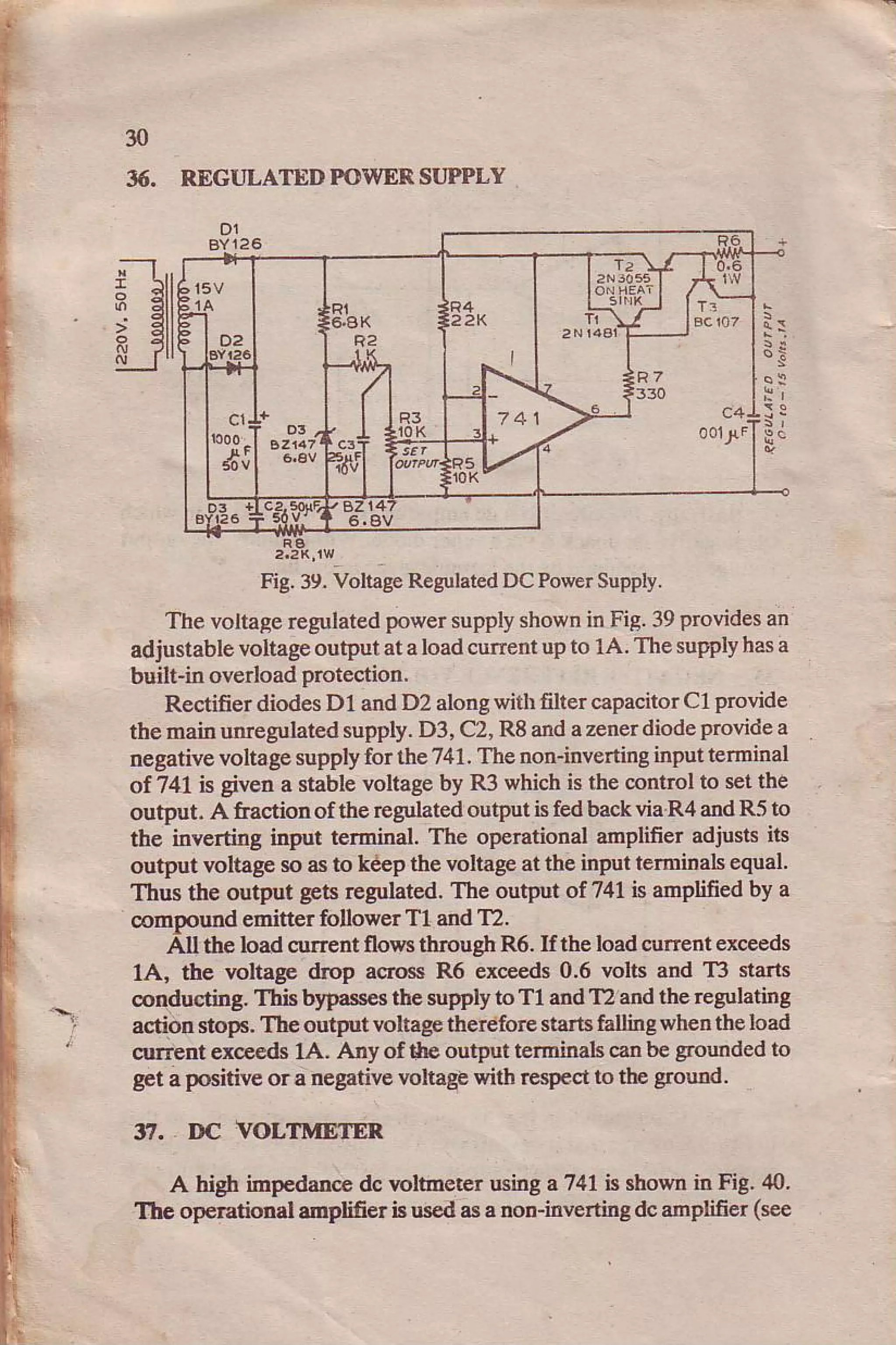 41 projects using ic 741 op amp | PDF