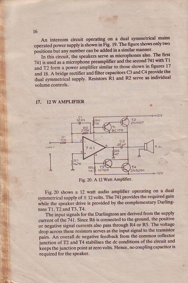 41 projects using ic 741 op amp | PDF