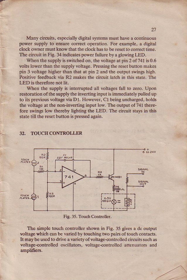41 projects using ic 741 op amp | PDF