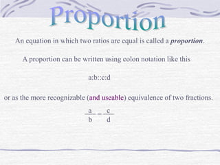 RATIO AND PROPORTION | PPT
