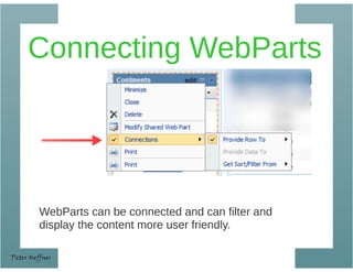 SharePoint Lesson #41: WebPart Connections | PPT