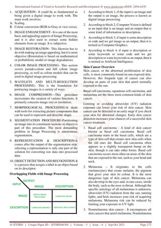 Skin Cancer Detection using Image Processing in Real Time | PDF