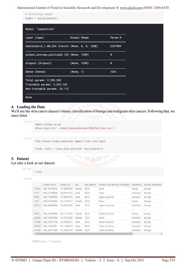 Skin Cancer Detection using Image Processing in Real Time | PDF | Photo ...