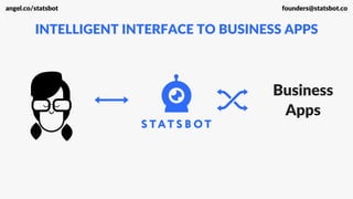 Statsbot pitch deck | PPT