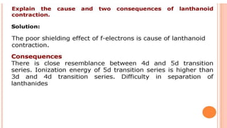 Inner transition elements | PPT