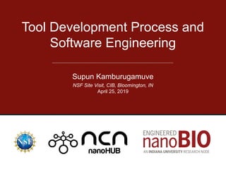Tool Development Process and Software Engineering | PDF