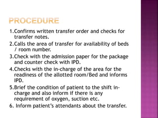 41 TRANSFER OF PATIENT.ppt