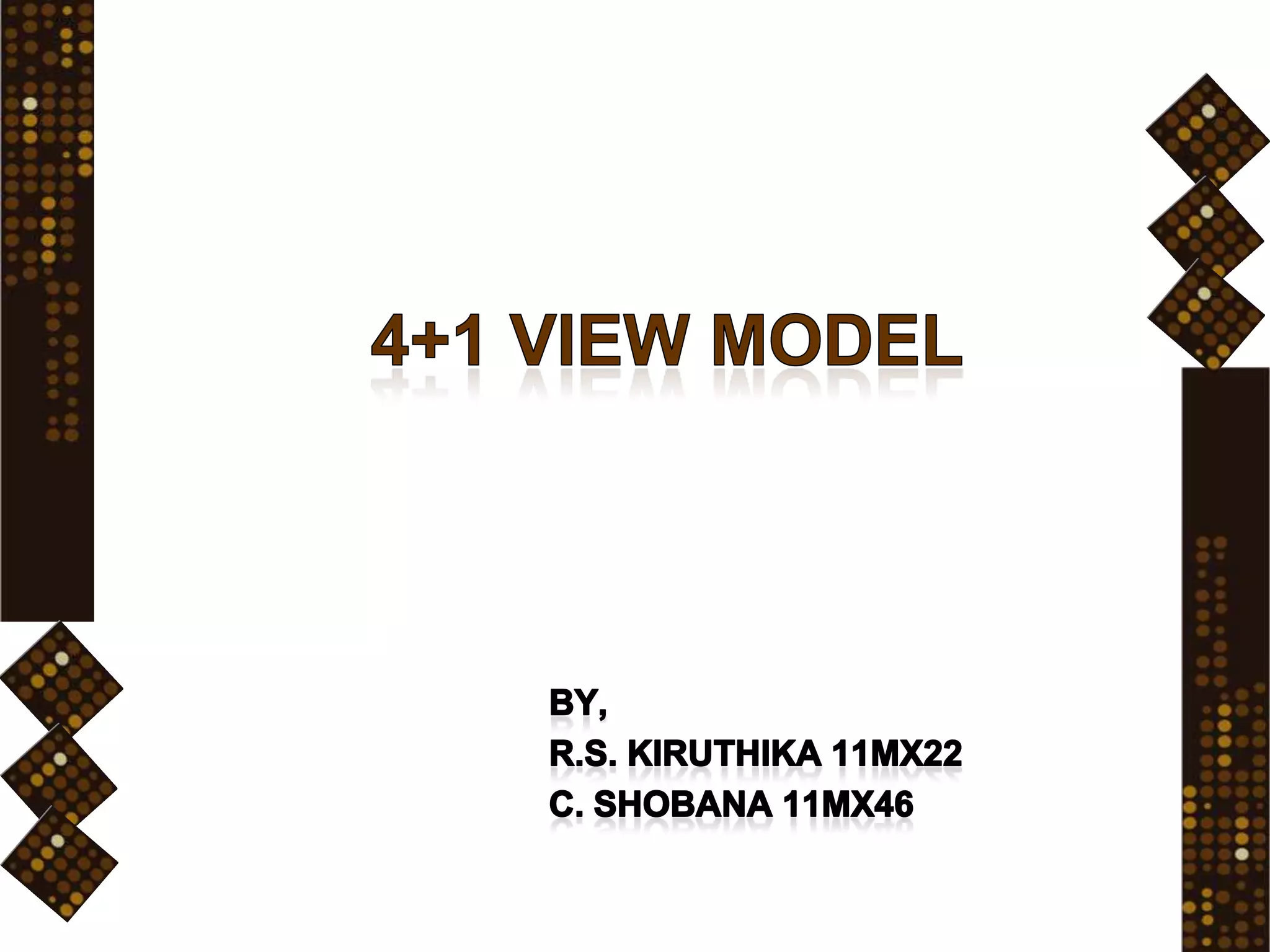 4+1 view model | PPTX