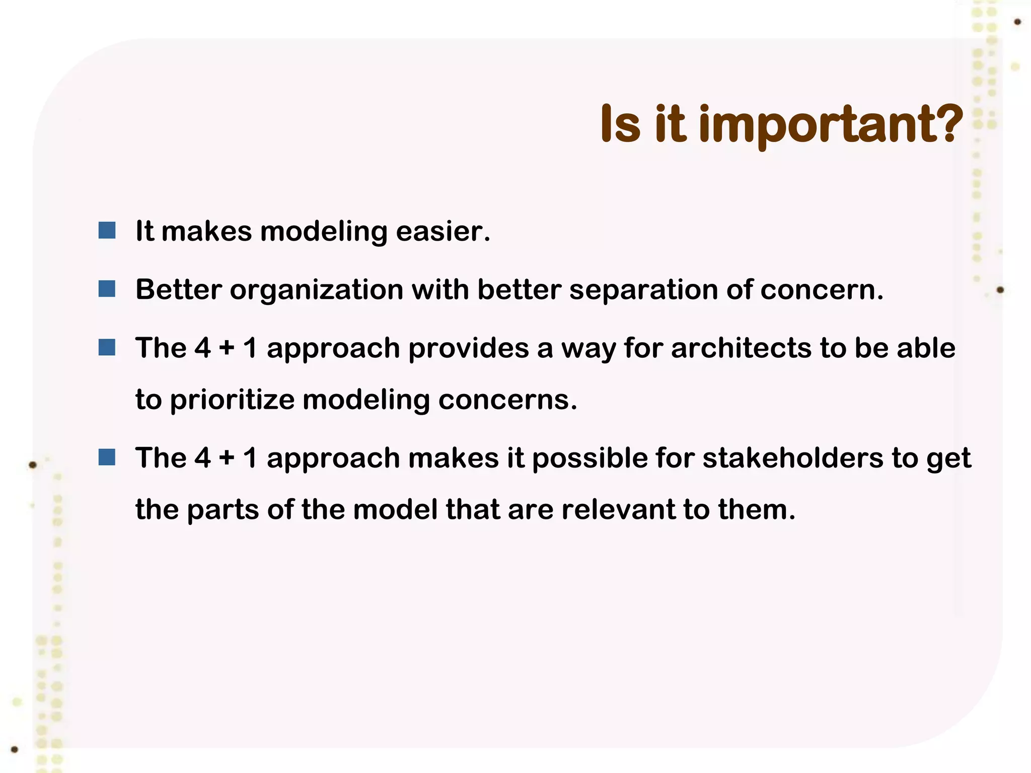4+1 view model | PPTX