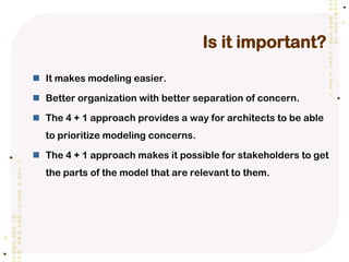 4+1 view model | PPTX