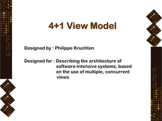 4+1 view model | PPTX
