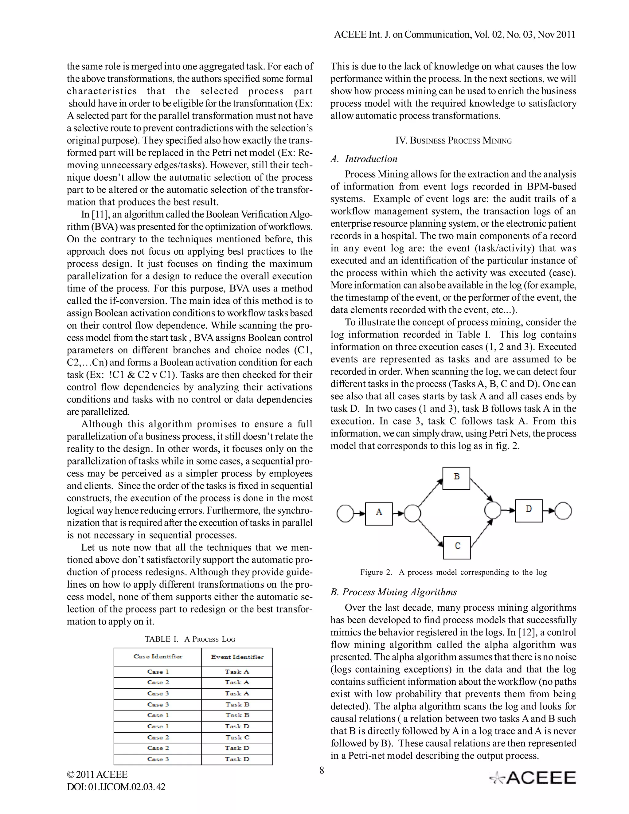 Towards a Software Framework for Automatic Business Process Redesign | PDF