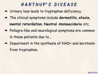 Metabolism of Tryptophan and its disorders. | PPSX