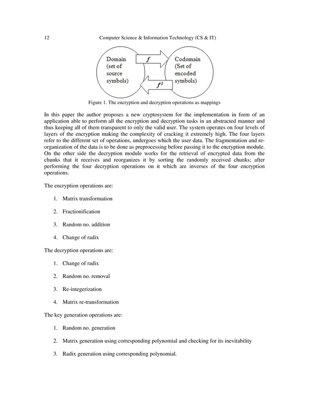 A NEW CRYPTOSYSTEM WITH FOUR LEVELS OF ENCRYPTION AND PARALLEL PROGRAMMING | PDF