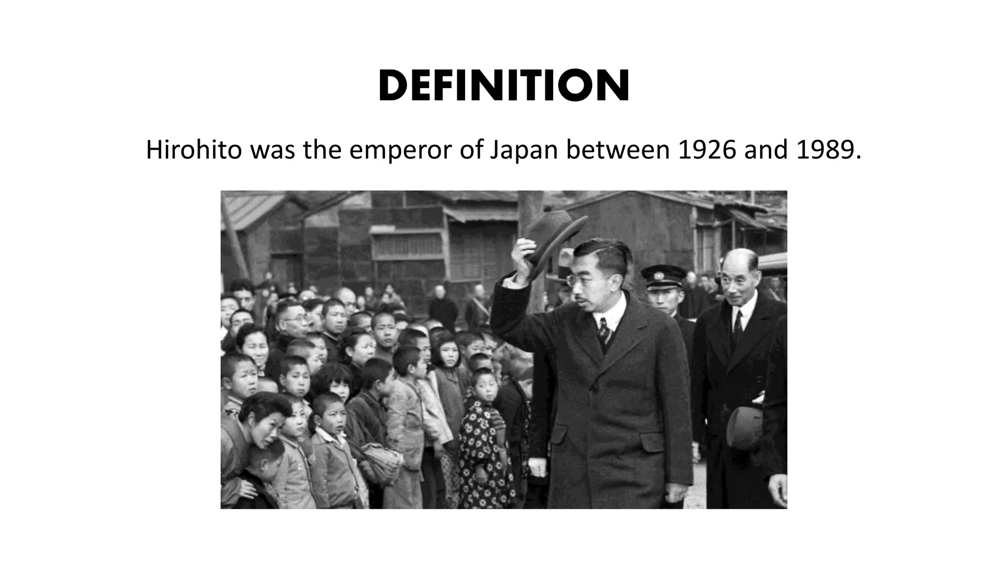 REVISION IGCSE CAMBRIDGE HISTORY: HIROHITO | PPTX