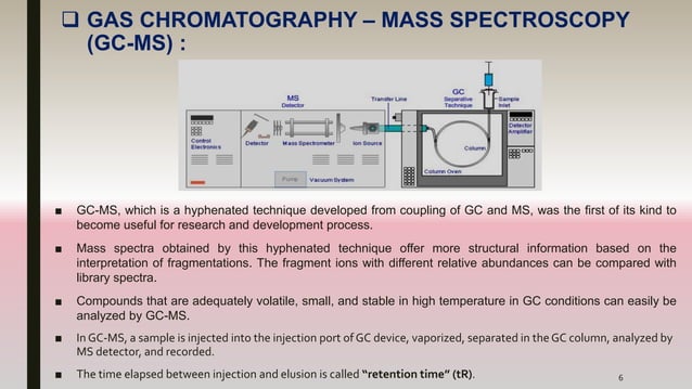 GAS CHROMATOGRAPHY-MASS SPECTROSCOPY [GC-MS] | PPTX | Chemistry | Science