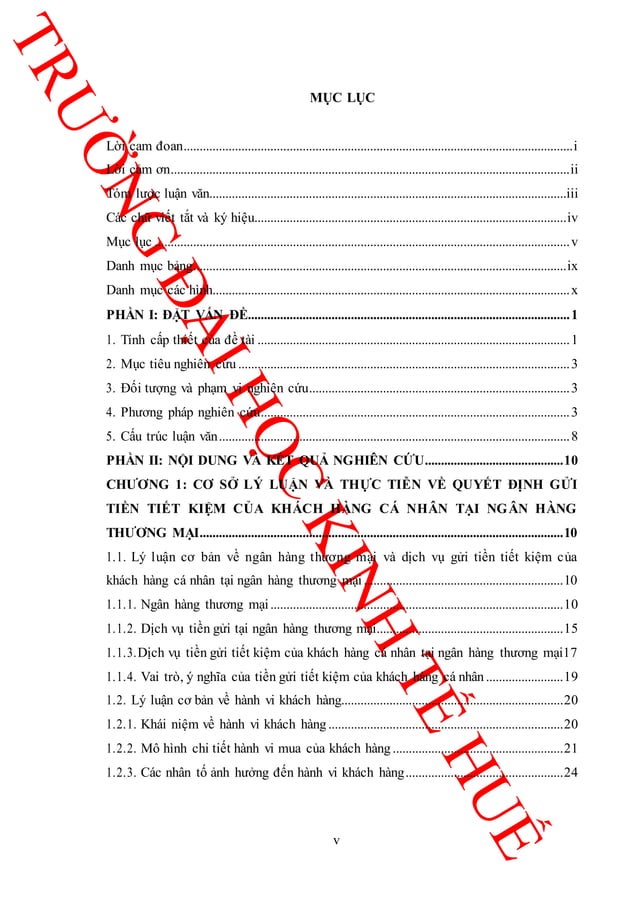 Luận văn: Nghiên cứu các nhân tố ảnh hưởng đến quyết định gửi tiền tiết kiệm của khách hàng cá ...