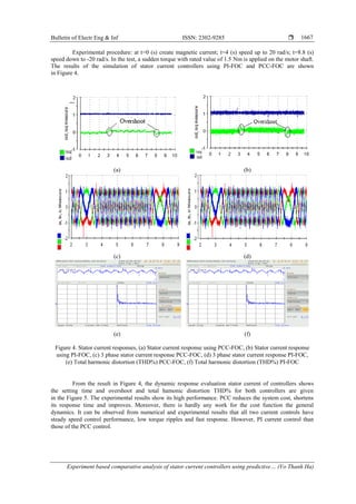 Experiment based comparative analysis of stator current controllers using predictive current ...