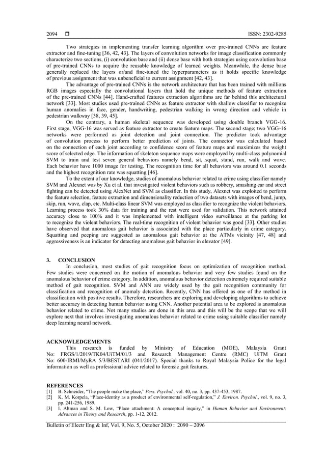 Review on anomalous gait behavior detection using machine learning algorithms | PDF