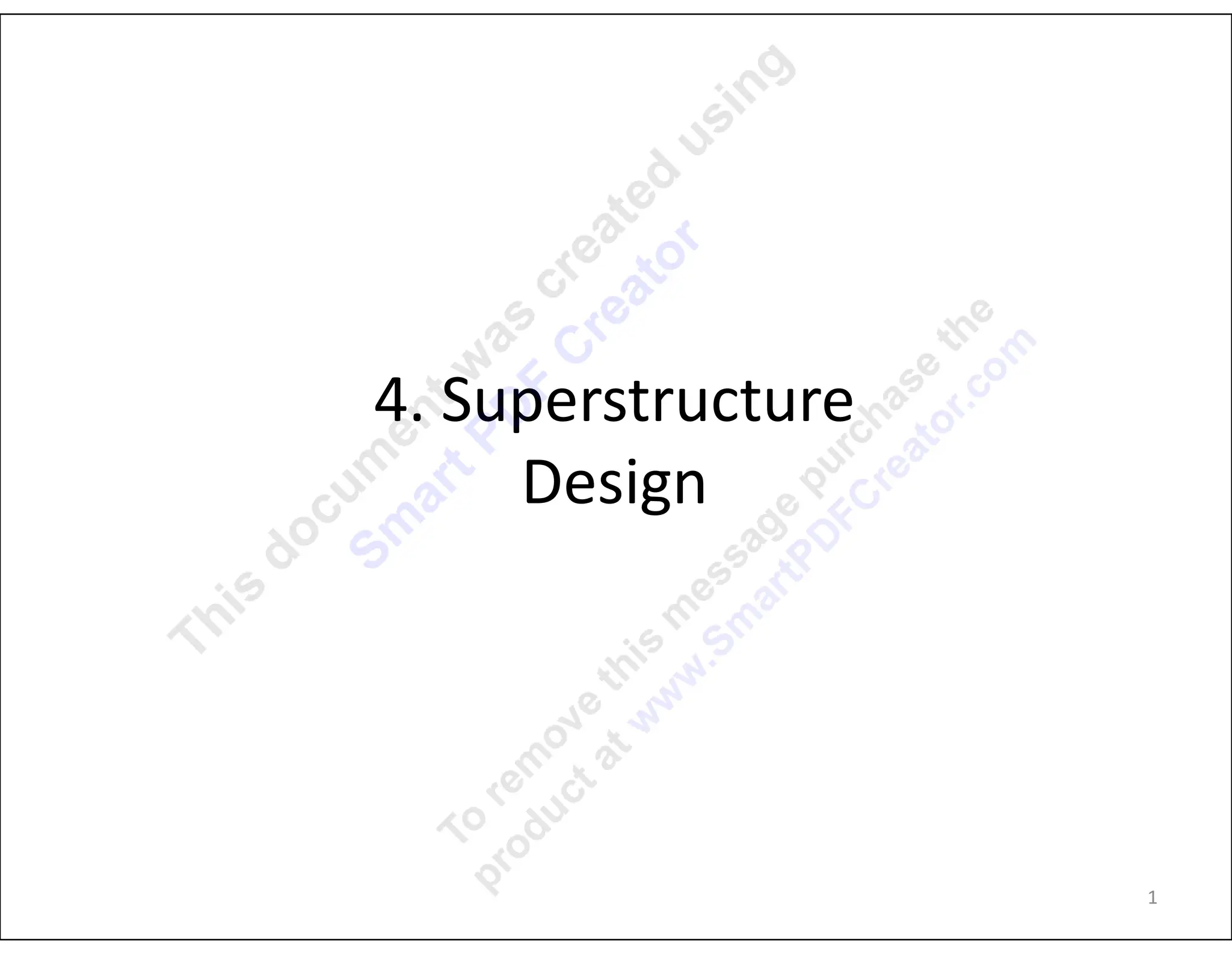 INTRODUCTION TO BRIDGE SUPER STRUCTURE DESIGN LECTURE NOTES | PPT