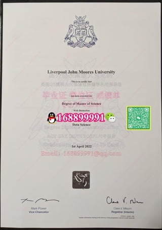 LJMU学位证利物浦约翰摩尔大学毕业证成绩单 | PDF | Free Download