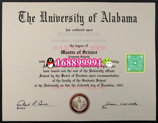 University of Alabama degree offer diploma Transcript | PPT