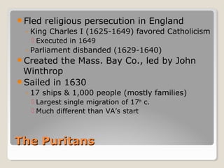 The New England Colonies | PPT