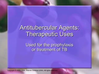 Anti-tubercular agents | PPS