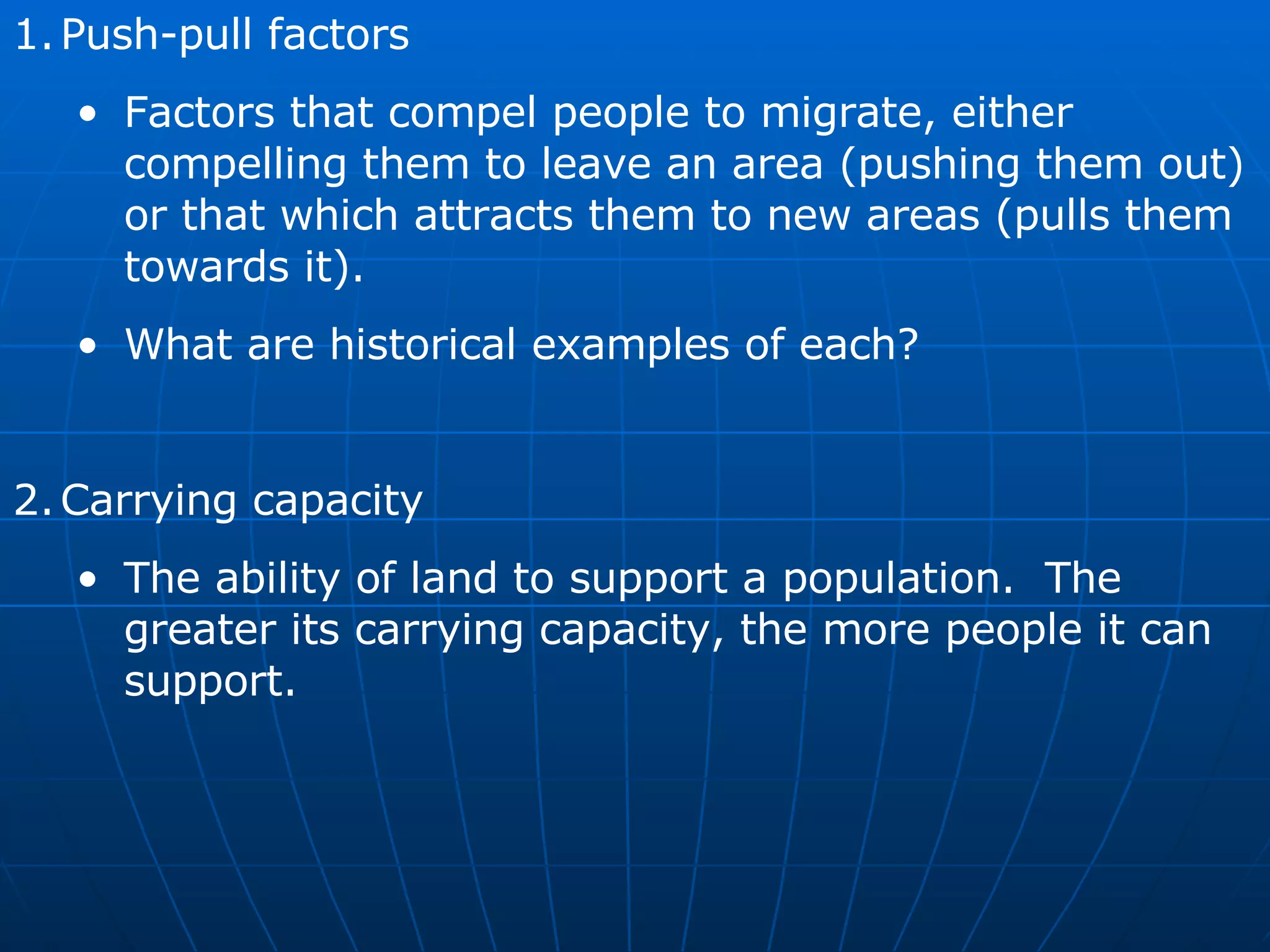 4.2 - Population Geography | PPT