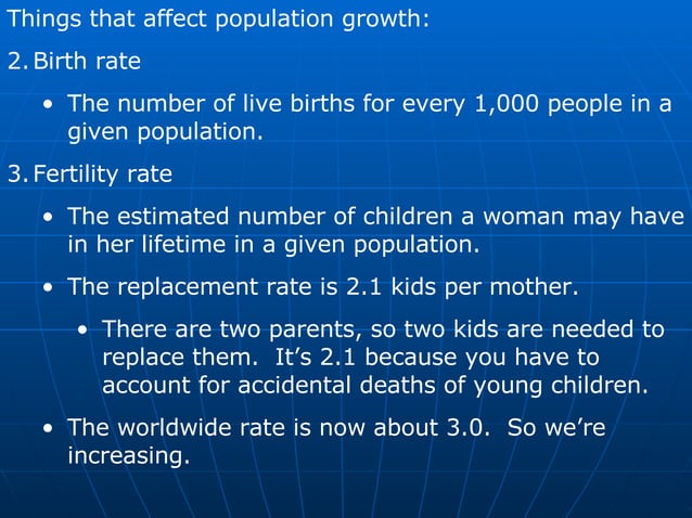 4.2 - Population Geography | PPT