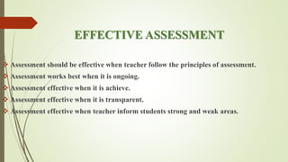 Concept of Classroom Assessment | PPTX