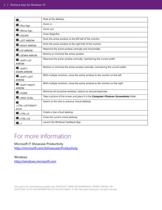42 windows-10-hotkeys | PDF