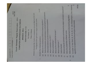 BPUT MCA 4th sem 2014 | PPT | Free Download