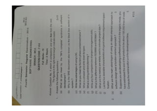 BPUT MCA 4th sem 2014 | PDF