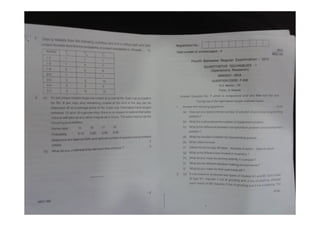 BPUT MCA 4th sem 2014 | PPT | Free Download