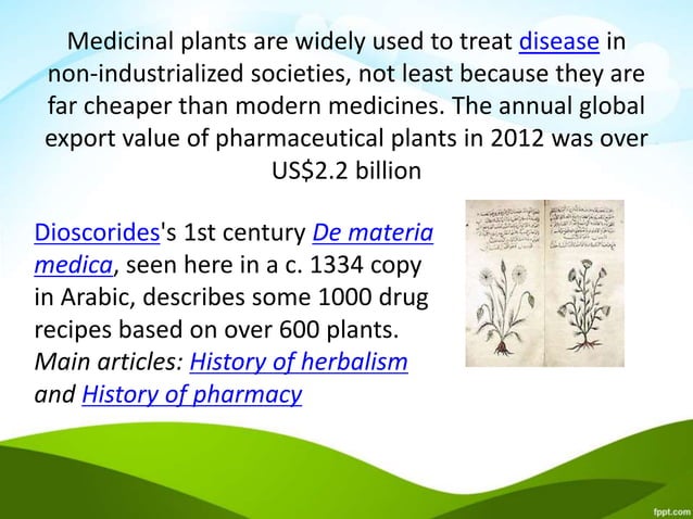 Medical plants | PPTX | Herbs and Supplements | Alternative Medicine