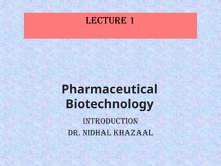 Biopharmaceutical technologyintroduction | PPT