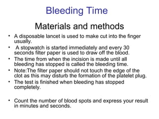 Blood coagulation mechanism and hemostasis | PPT
