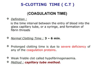 Blood coagulation mechanism and hemostasis | PPT