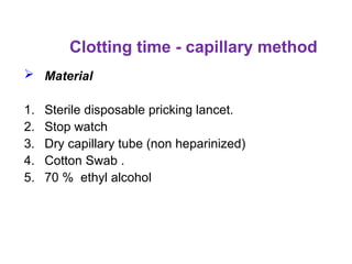 Blood coagulation mechanism and hemostasis | PPT