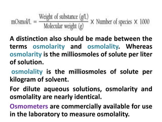 electrolyte and milliequivalent and millimole | PPTX