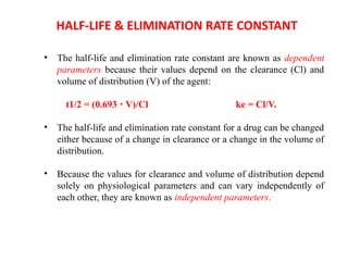 Therapeutic Drug Monitoring and Half-life | PPTX