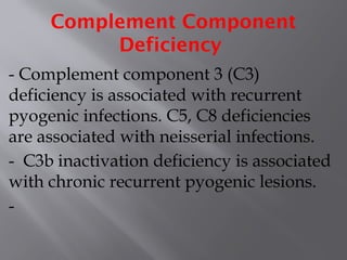 Immunodeficiency disorders,primary ,secondary | PPTX