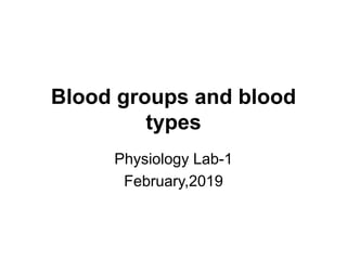 Blood grouping | PPT