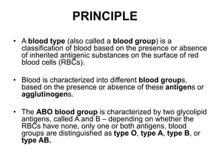 Blood grouping | PPT